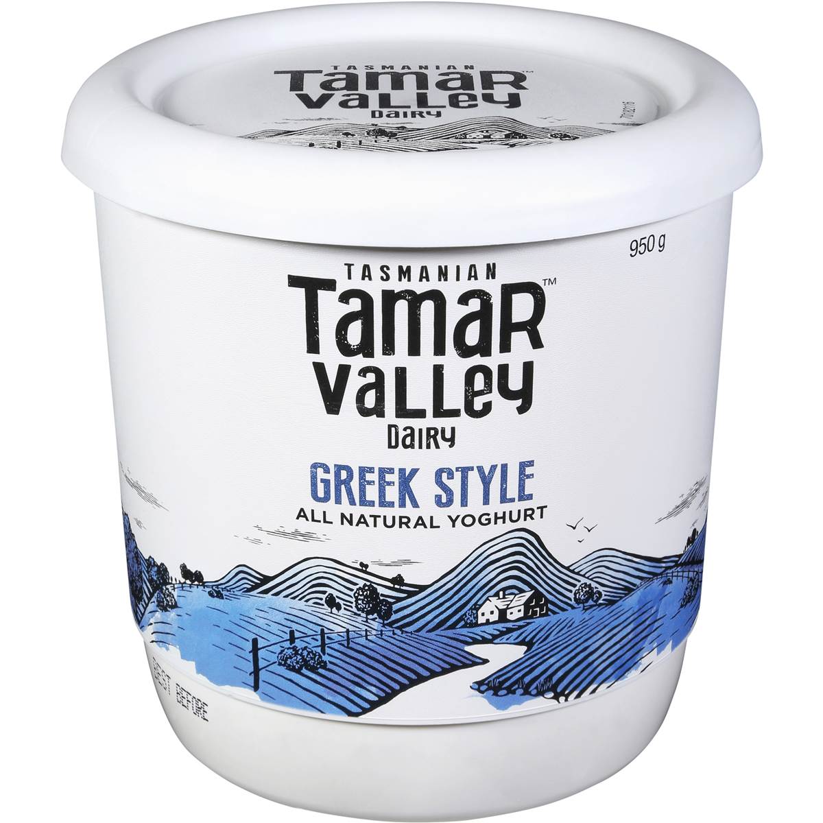 Tamar Valley Natural Greek Yoghurt 950g | Woolworths
