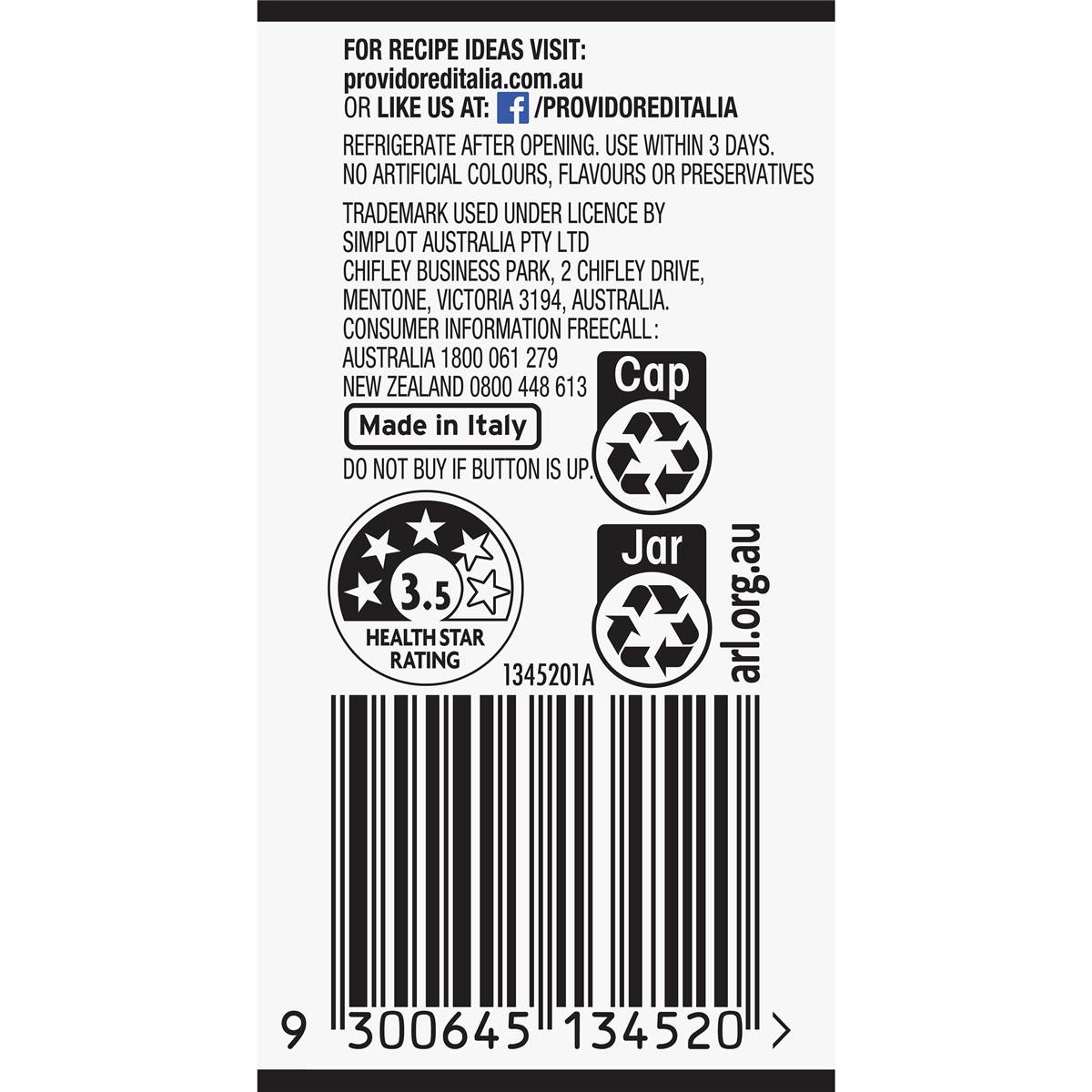 Providore Creamy Tomato Vodka Pasta Sauce 400g | Woolworths