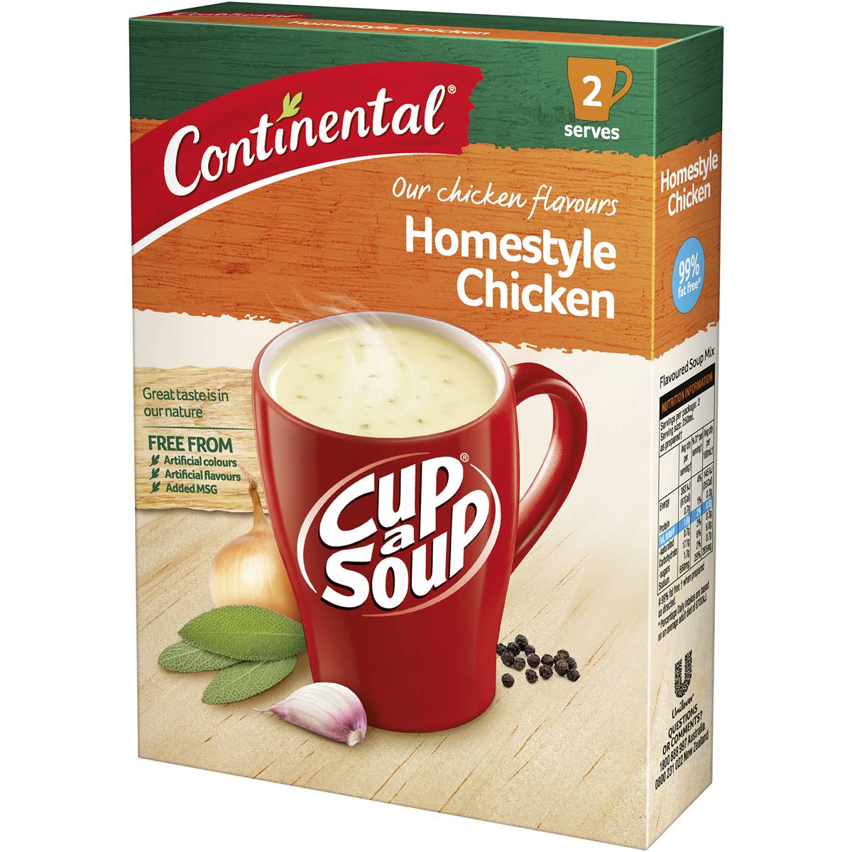Continental Cup A Soup Homestyle Chicken Soup 46g | Woolworths