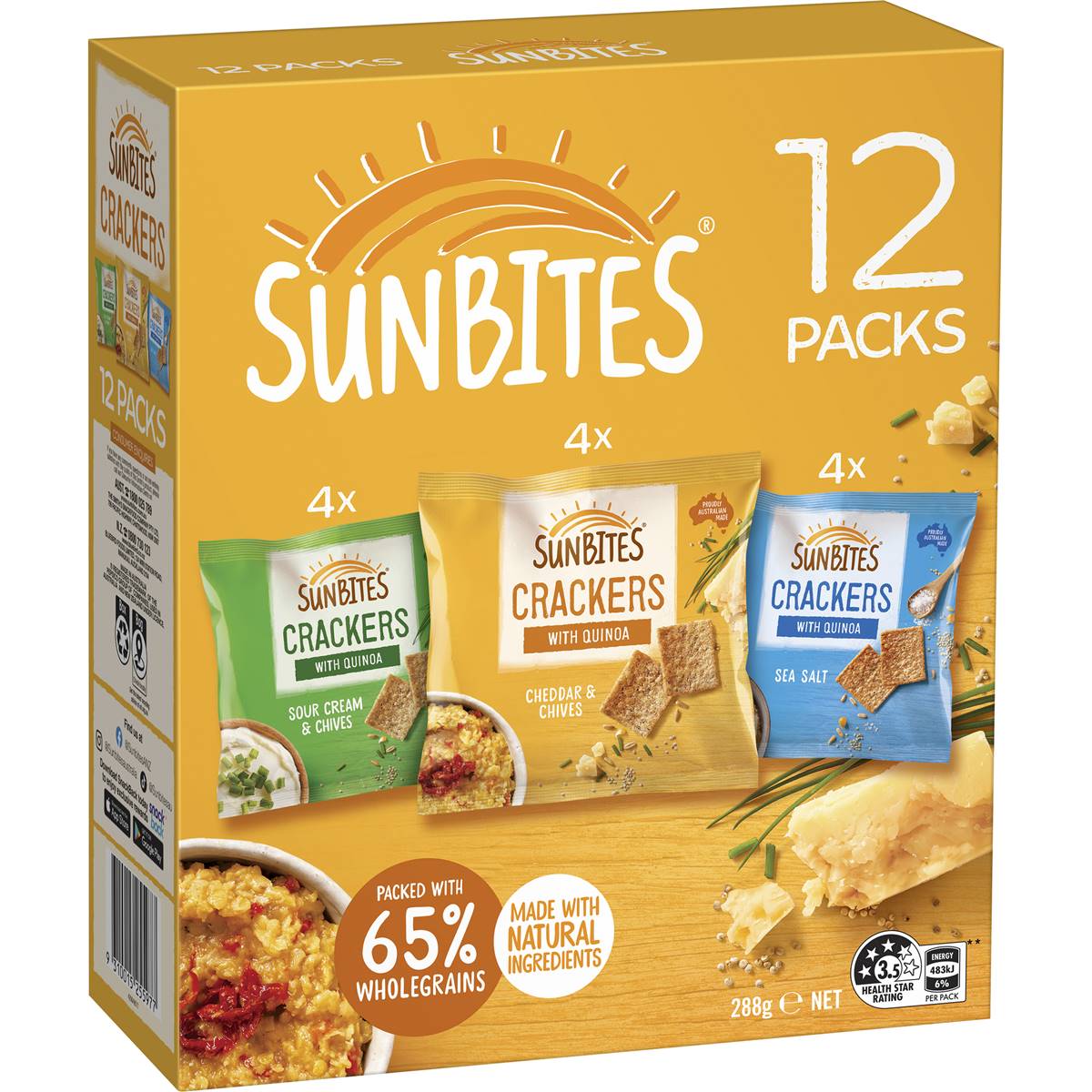 Sunbites Variety Box 12 Pack | Woolworths