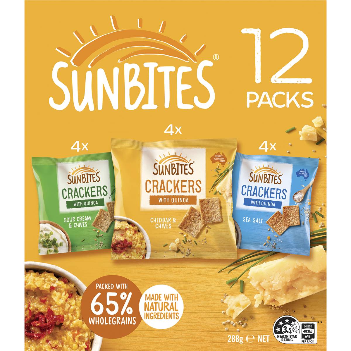 Sunbites Variety Box 12 Pack | Woolworths