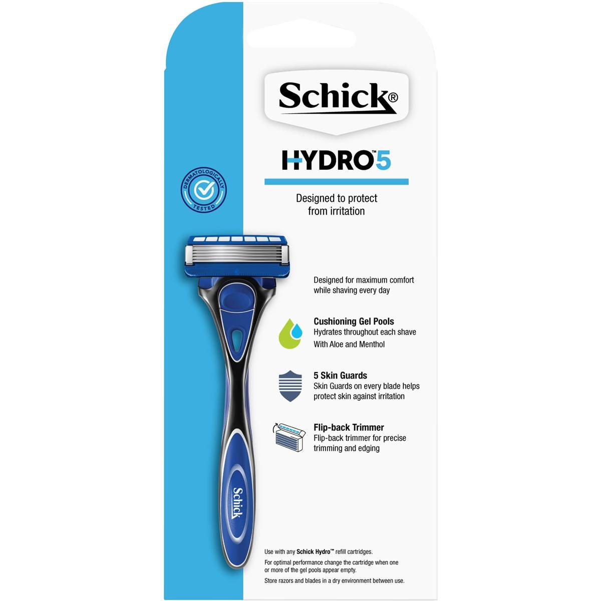 Schick Hydro Razor 5 Kit Each | Woolworths