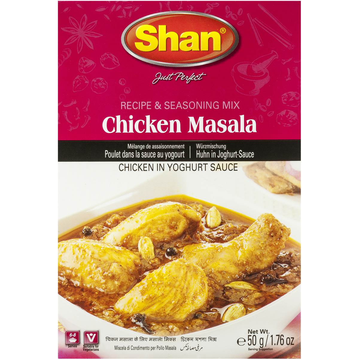 Shan Recipe & Seasoning Mix Chicken Masala 50g | Woolworths