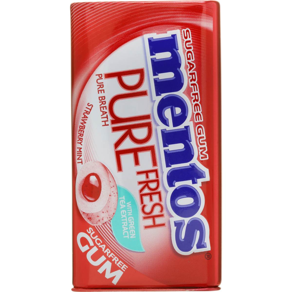 Mentos Pure Fresh Gum Strawberry 29g Tin | Woolworths