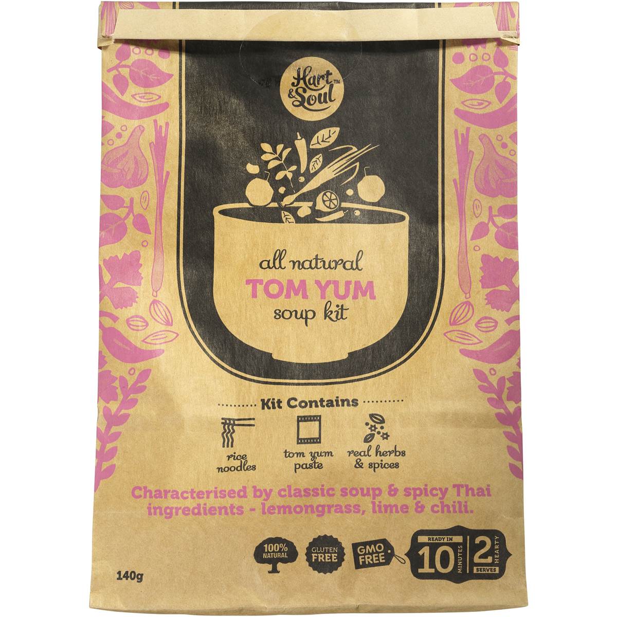 Hart & Soul Tom Yum Soup Kit 140g | Woolworths