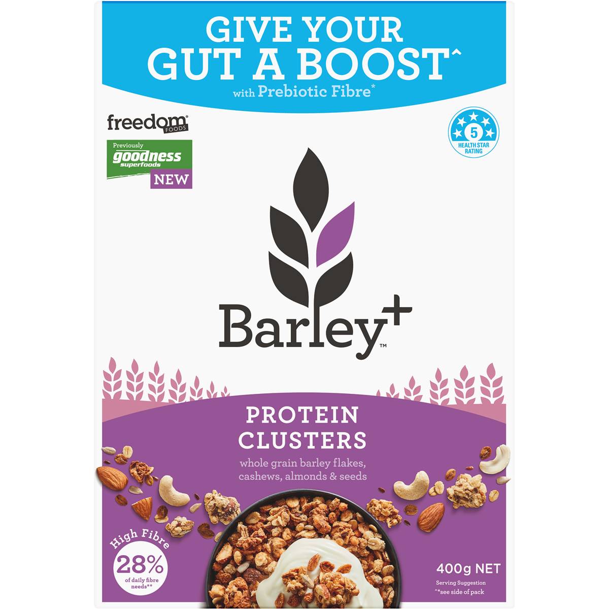 Barley + Protein Clusters 400g | Woolworths