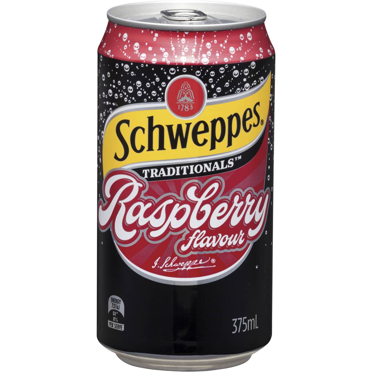 Schweppes Traditional Raspberry Soft Drink Cans Multipack 375ml X 10 ...