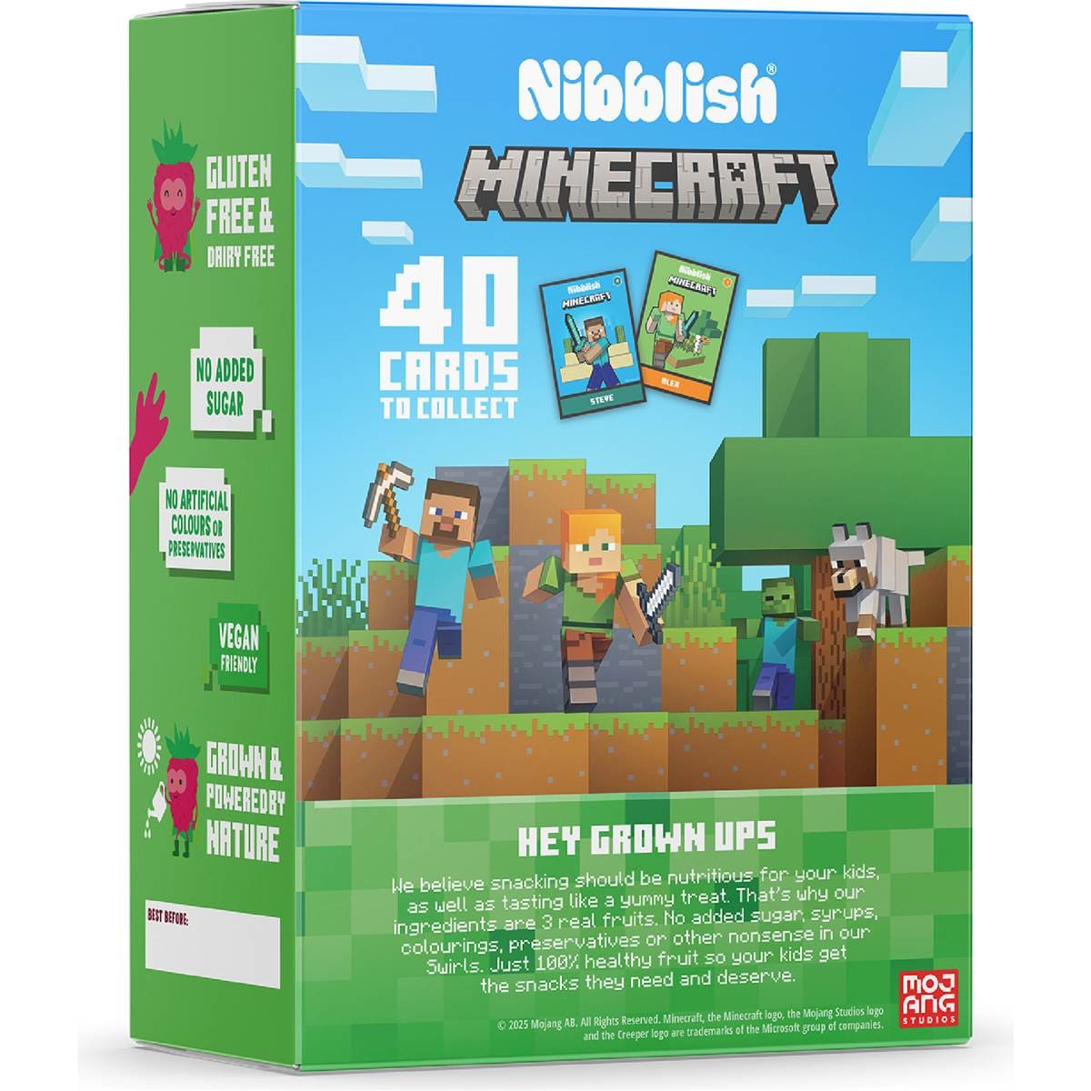 Nibblish Pure Fruit Swirls Raspberry 100g | Woolworths