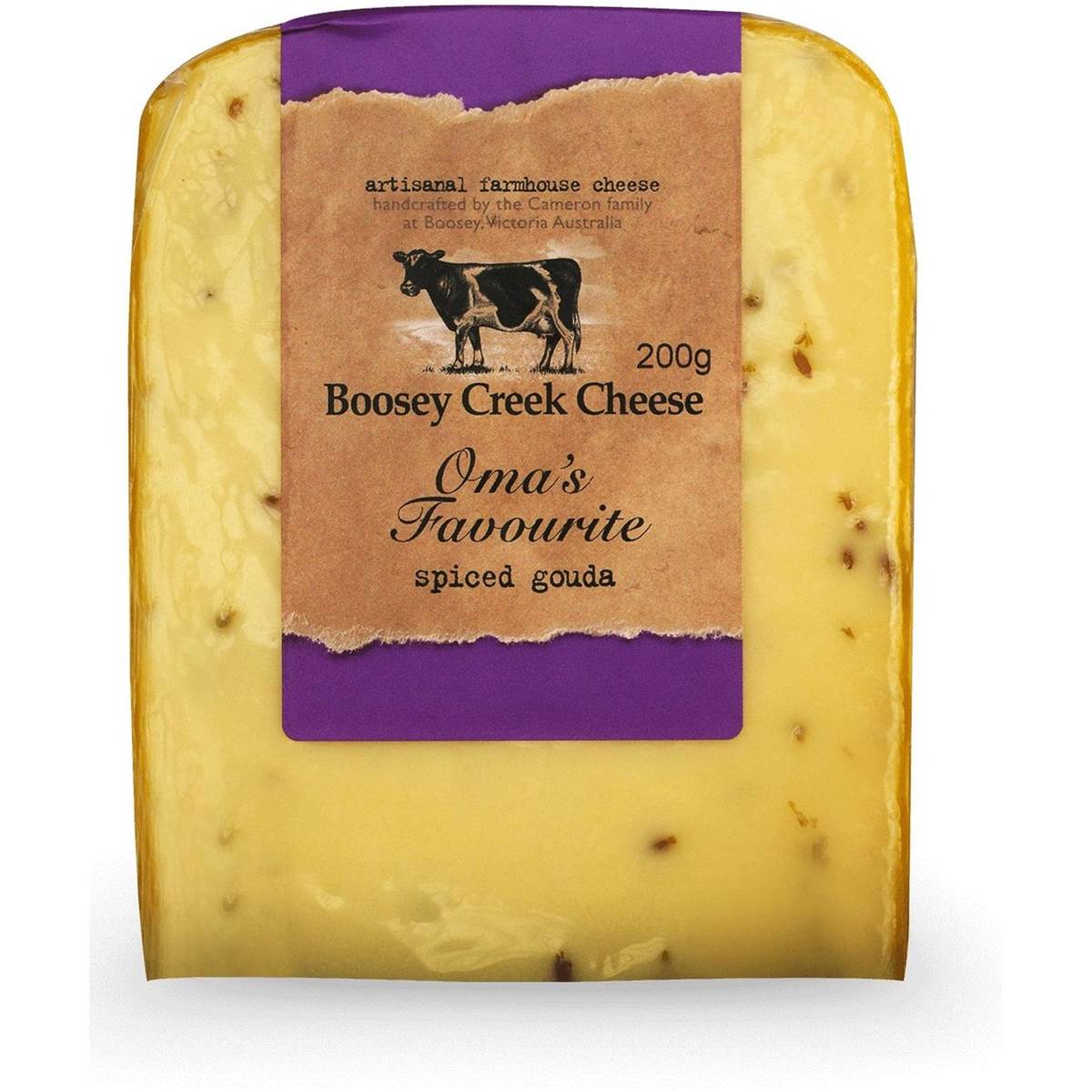 Boosey Omas Favourite Spiced Gouda 200g | Woolworths