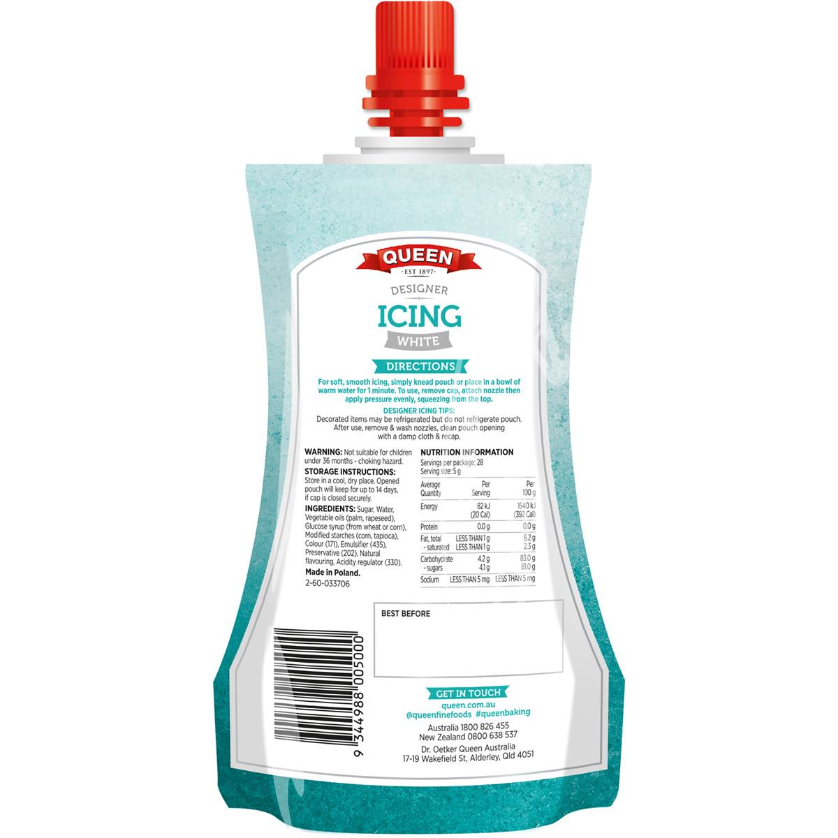 Dr. Oetker Designer Icing White 140g | Woolworths