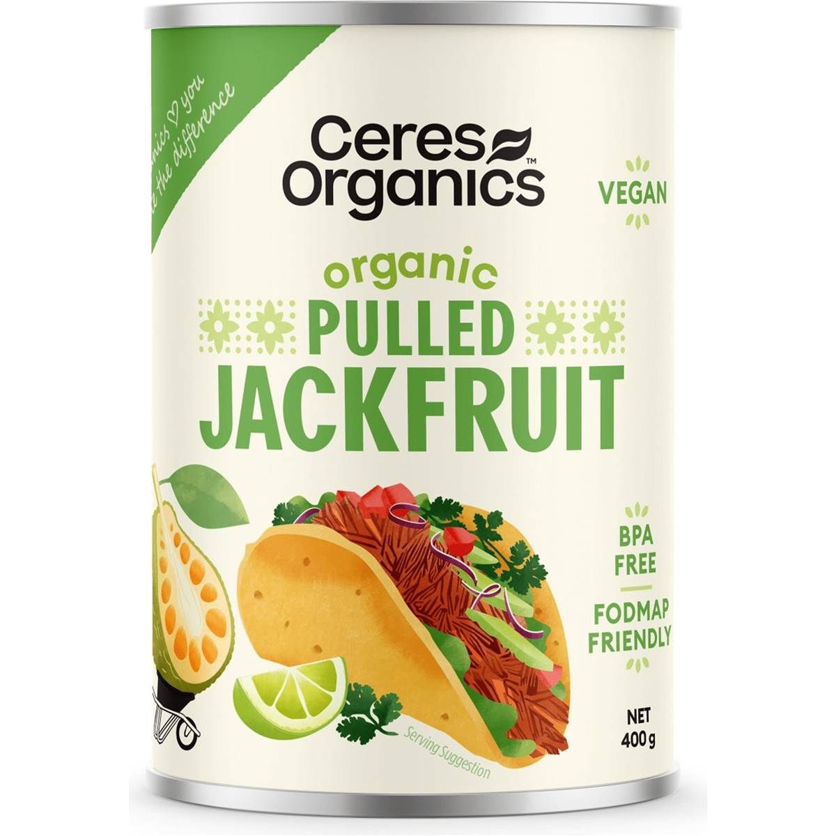 Ceres Organics Pulled Jackfruit 400g | Woolworths
