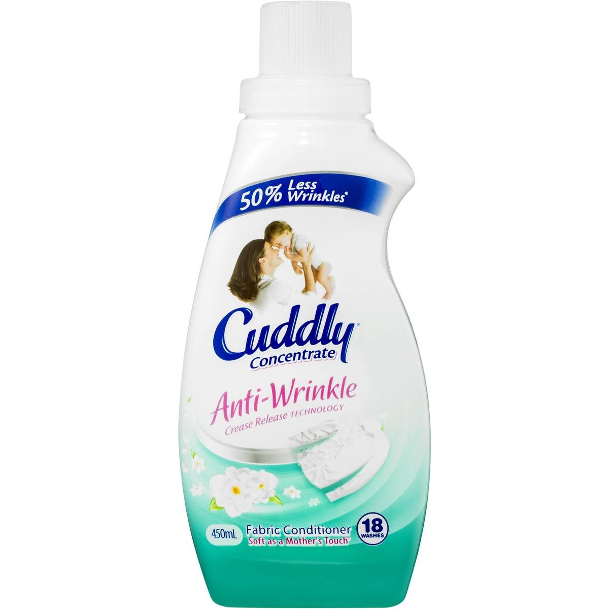 Cuddly Fabric Softener Anti Wrinkle 450ml | Woolworths