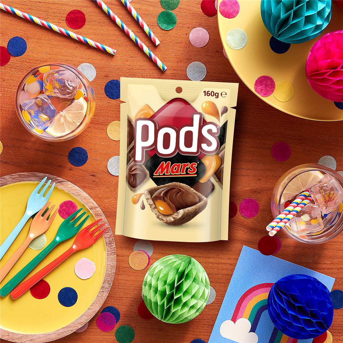 Pods Mars Chocolate Snack & Share Party Bag 160g | Woolworths
