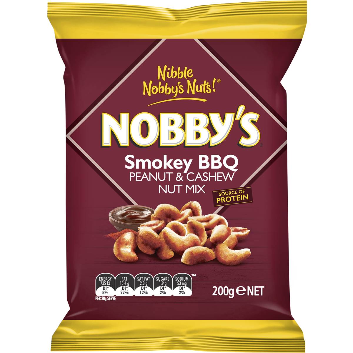 Nobby's Mixed Nuts Smokey Bbq 200g | Woolworths