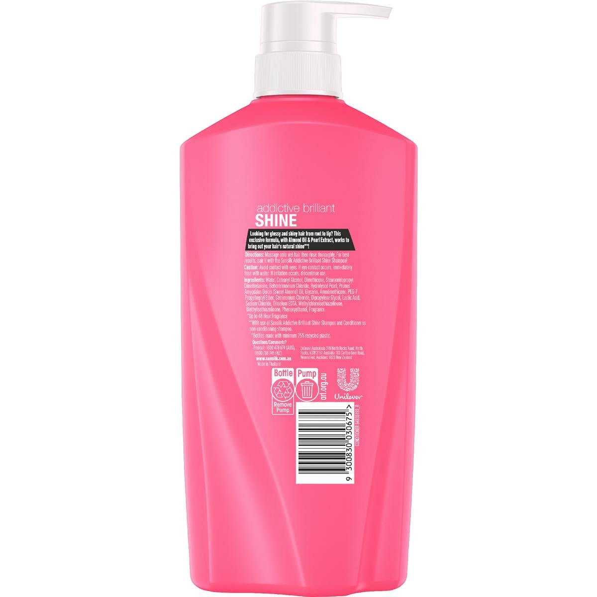 Sunsilk Conditioner Addictive Brilliant Shine 700ml | Woolworths