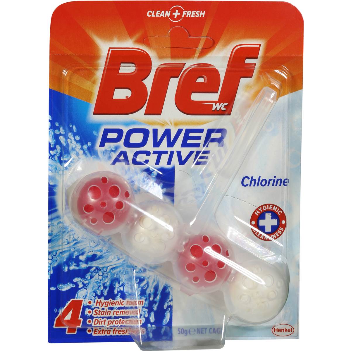 Bref Power Active Toilet Cleaner Active Chlorine 4 In 1 50g | Woolworths
