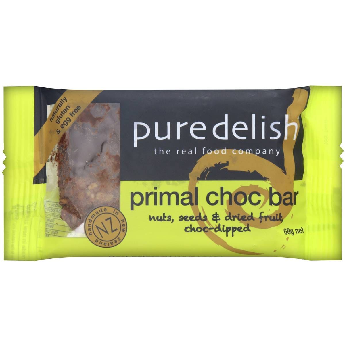 Pure Delish Primal Choc Bar 68g | Woolworths