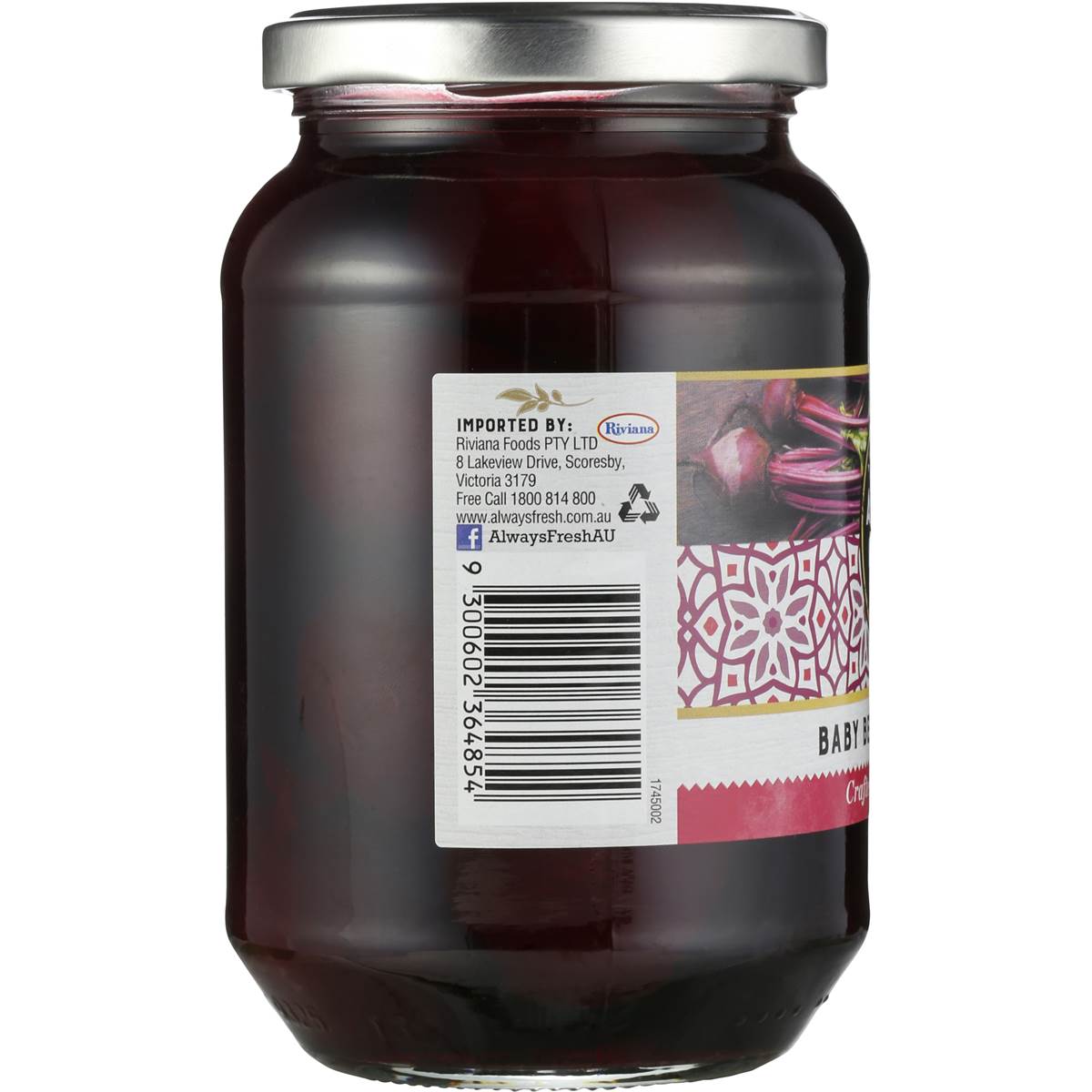 Always Fresh Baby Beetroots Whole 460g | Woolworths