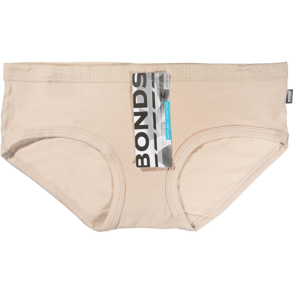 Bonds Hipster Boyleg Single Taupe 12 Each | Woolworths