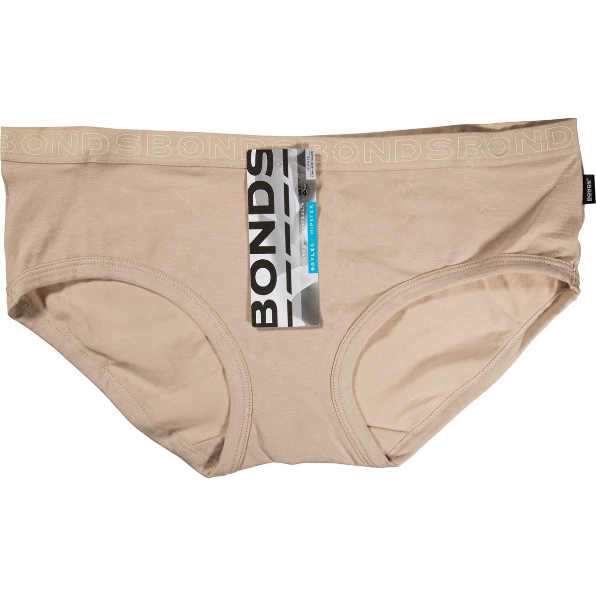 Bonds Hipster Boyleg Single Taupe 14 Each | Woolworths