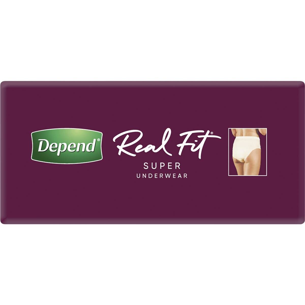 Depend Real Fit Incontinence Underwear Super Women Xl 8 Pack | Woolworths