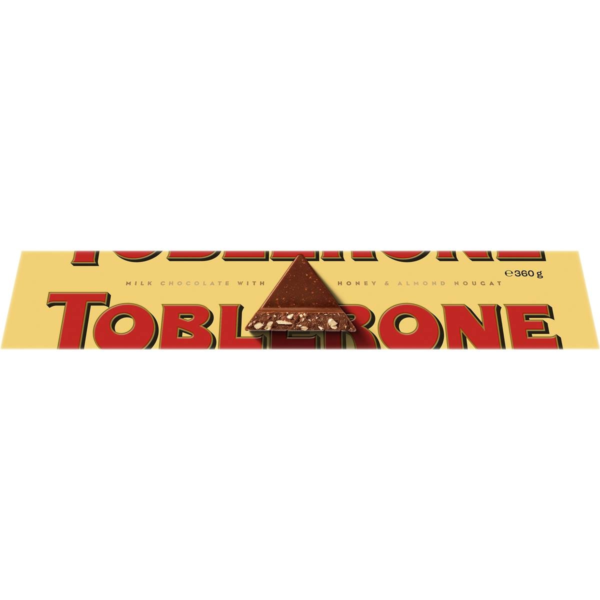 Toblerone Milk Chocolate Bar 360g | Woolworths