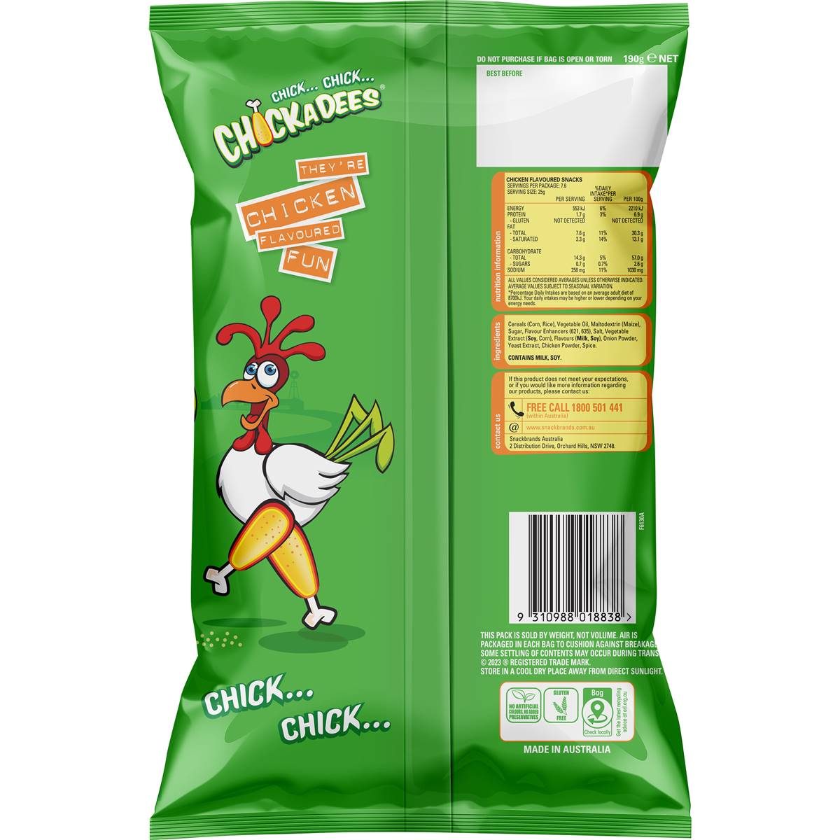 Chickadees Party Pack Chicken 190g | Woolworths