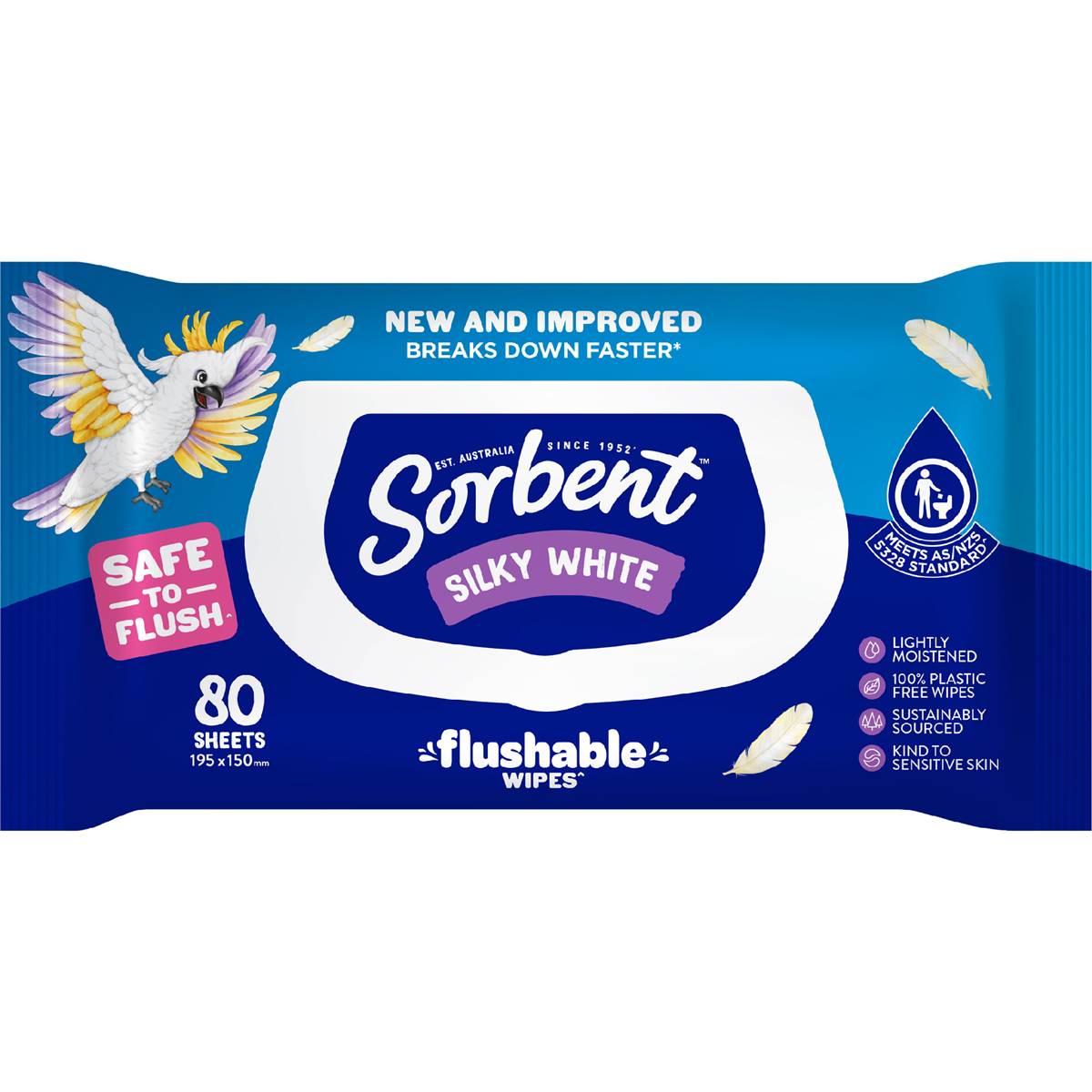 Sorbent Clean & Fresh Wipes 80 Pack | Woolworths