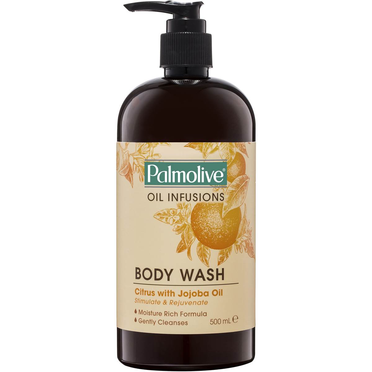 Palmolive Oil Infusions Body Wash Citrus & Jojoba Oil 500ml | Woolworths