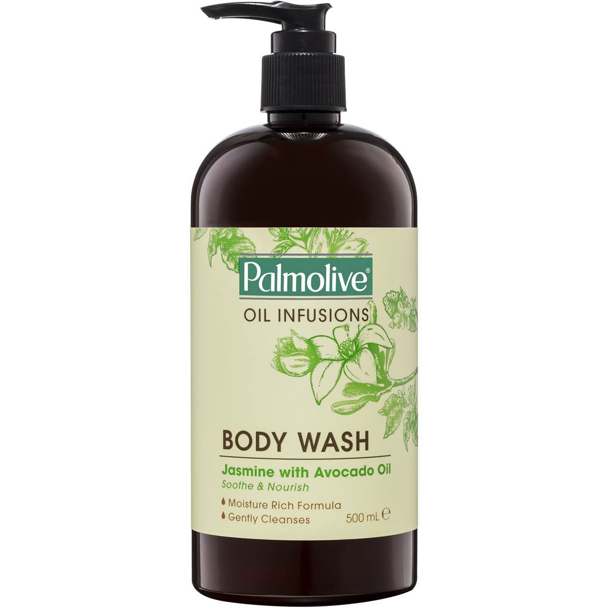 Palmolive Oil Infusions Body Wash Jasmine & Avocado Oil 500ml | Woolworths