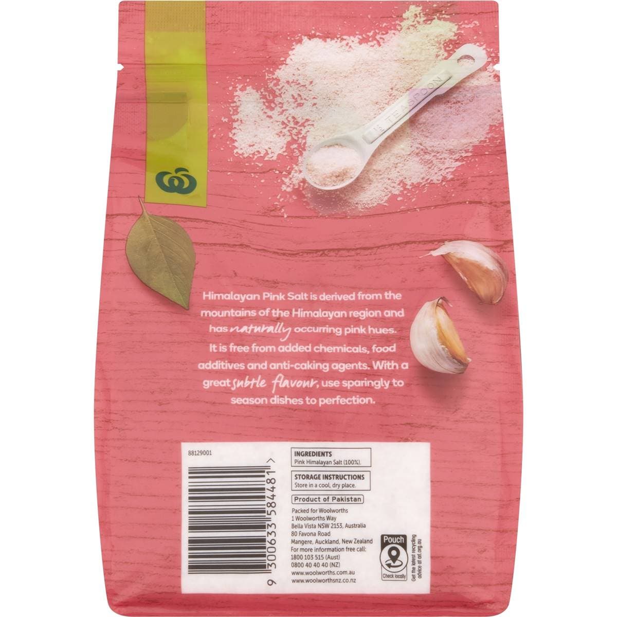 Woolworths Himalayan Pink Fine Table Salt 1kg | Woolworths