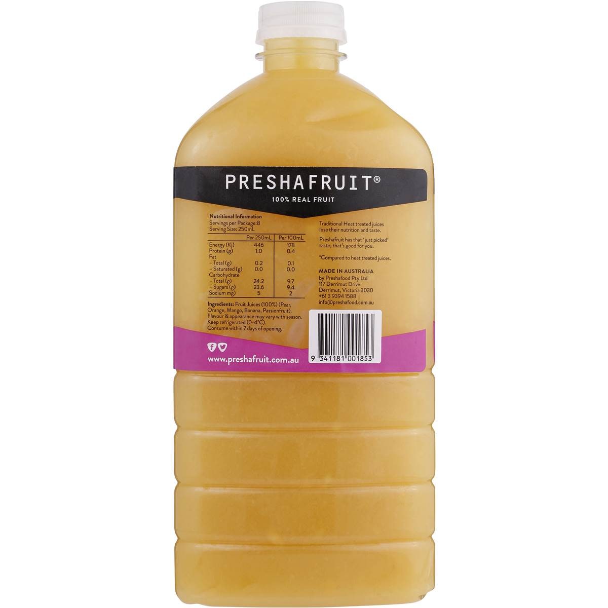 Preshafruit Breakfast Juice 2l | Woolworths