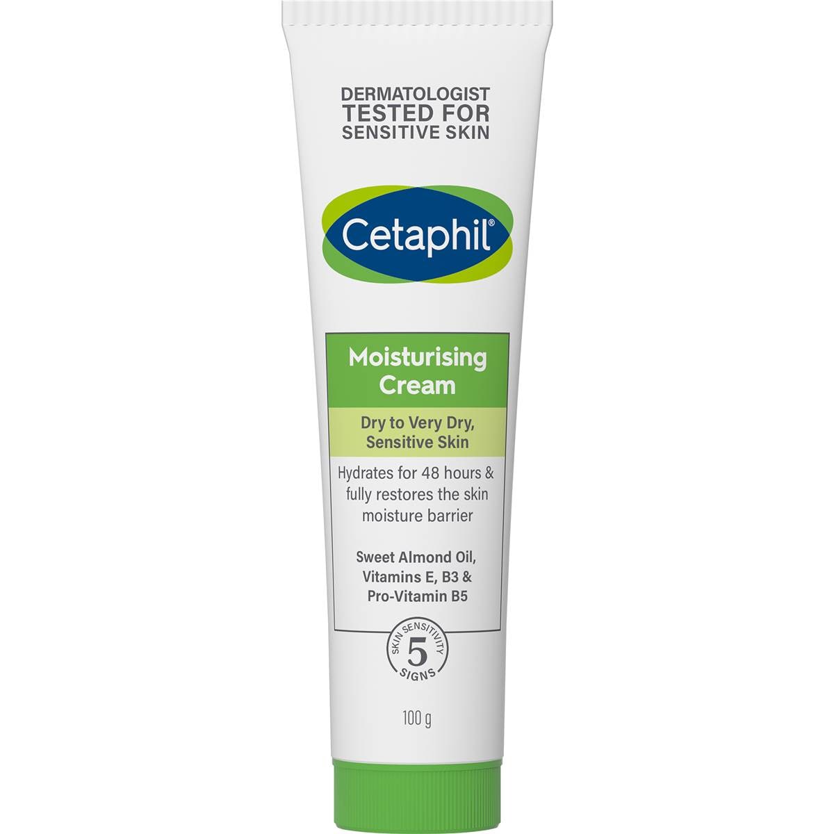 Cetaphil Moisturising Cream For Face & Body 100g | Woolworths