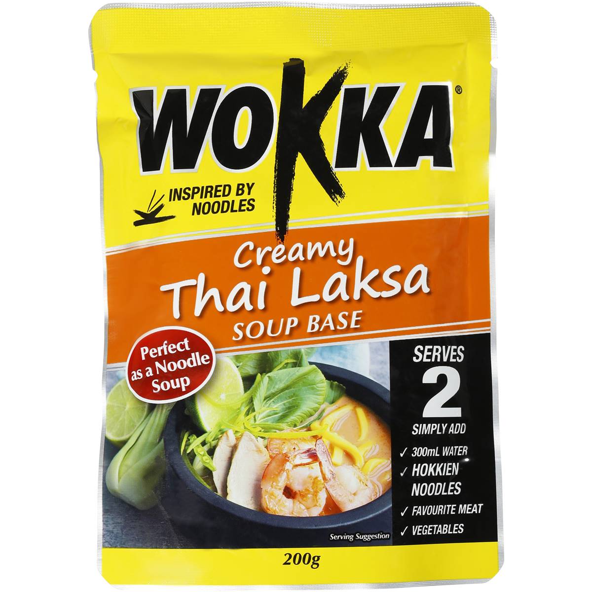 Wokka Soup Base Laksa 200ml | Woolworths