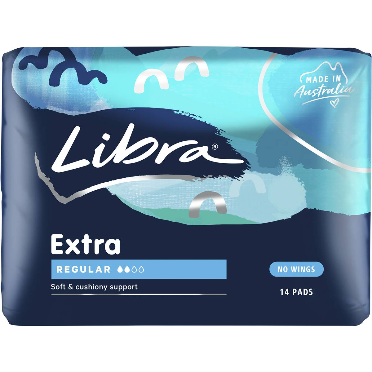 Libra Extra Sanitary Pads Regular 14 Pack | Woolworths