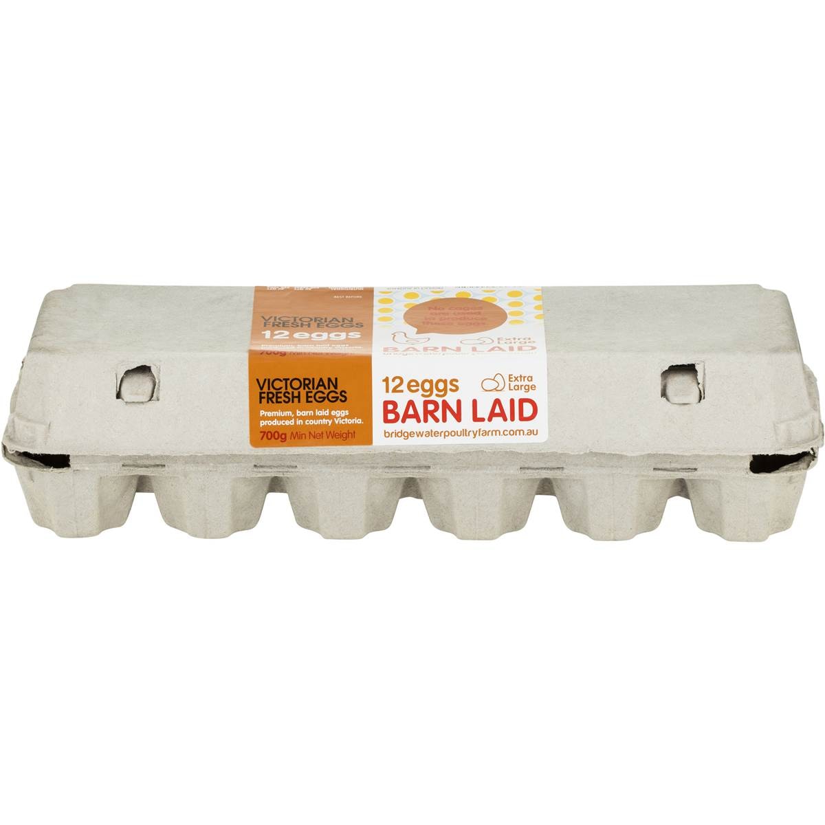 Victorian Fresh 12 Extra Large Barn Laid Eggs 700g | Woolworths
