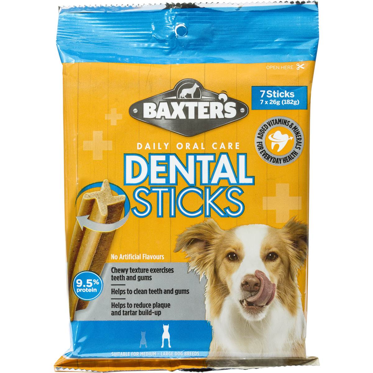 Baxter's Dental Sticks Medium-large Breed 7 Pack | Woolworths