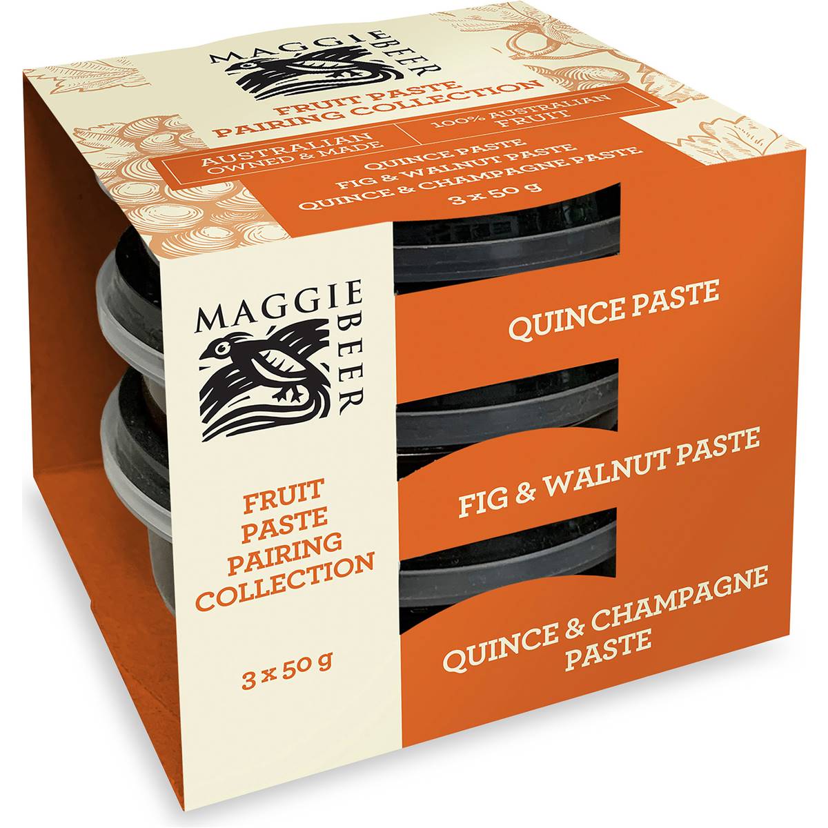 Maggie Beer Fruit Paste Pairing Collection 50g X 3 Pack | Woolworths