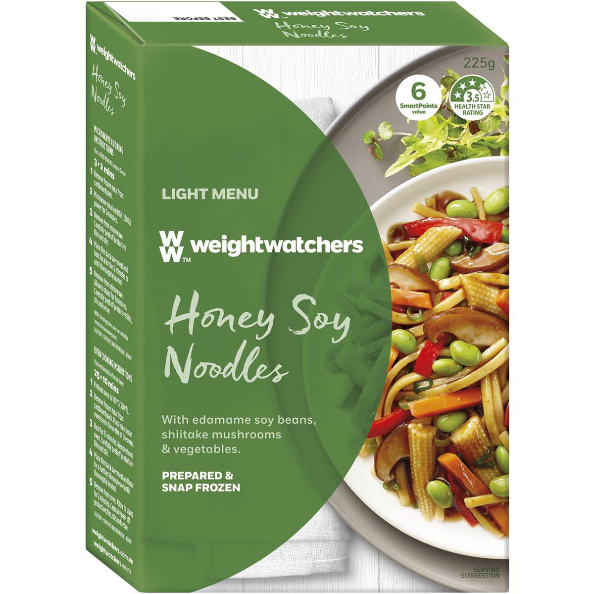 Weight Watchers Frozen Meal Soy Noodles & Vegetables 225g | Woolworths