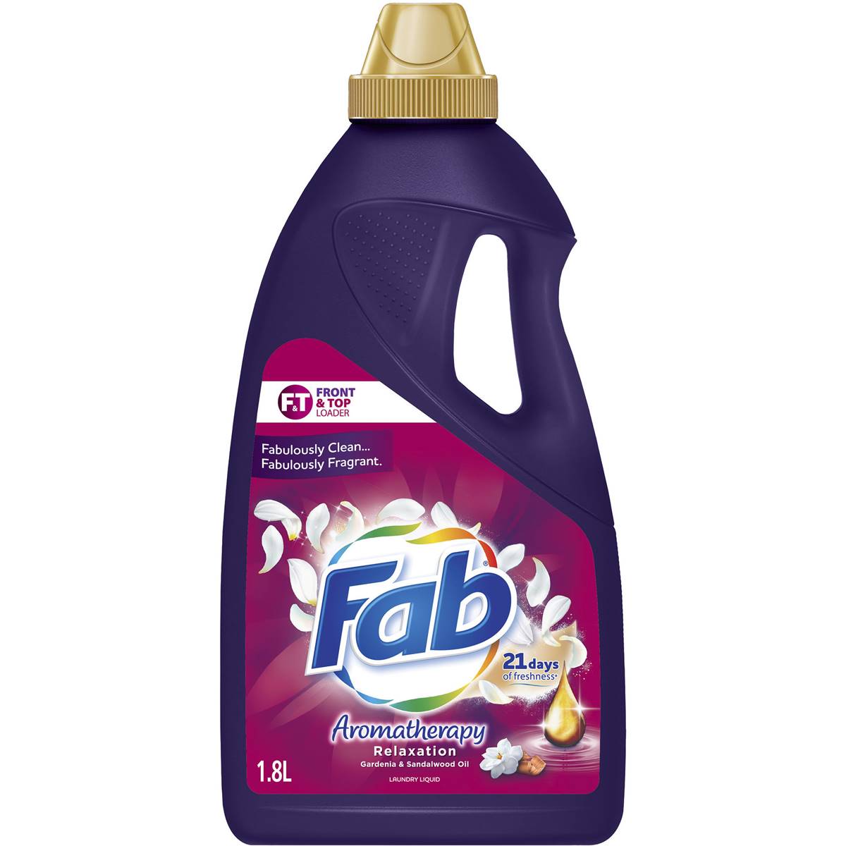 Fab Aromatherapy Relaxation Front & Top Loader Liquid 1.8l | Woolworths
