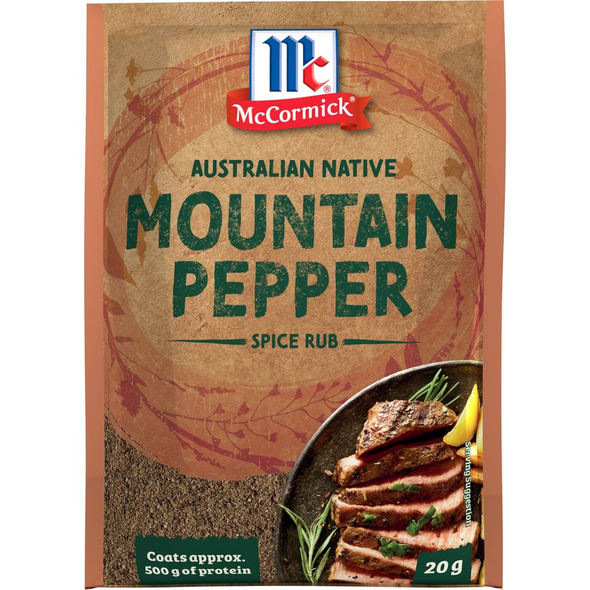Mccormick Australian Native Mountain Pepper Spice Rub 20g | Woolworths