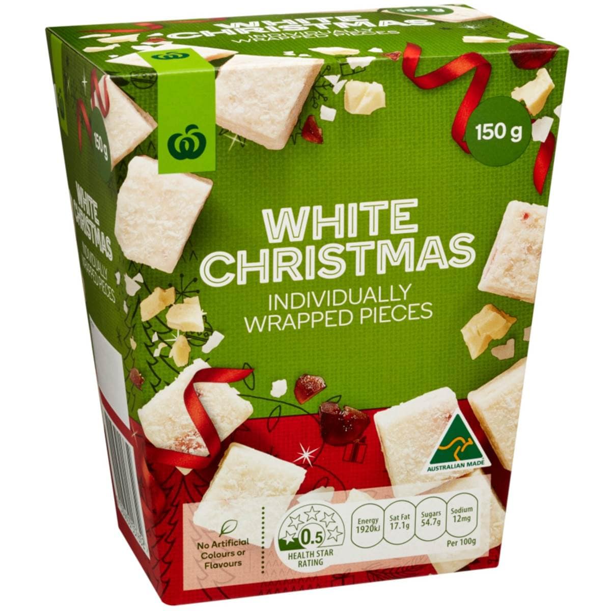 Woolworths White Christmas Individually Wrapped 150g | Woolworths