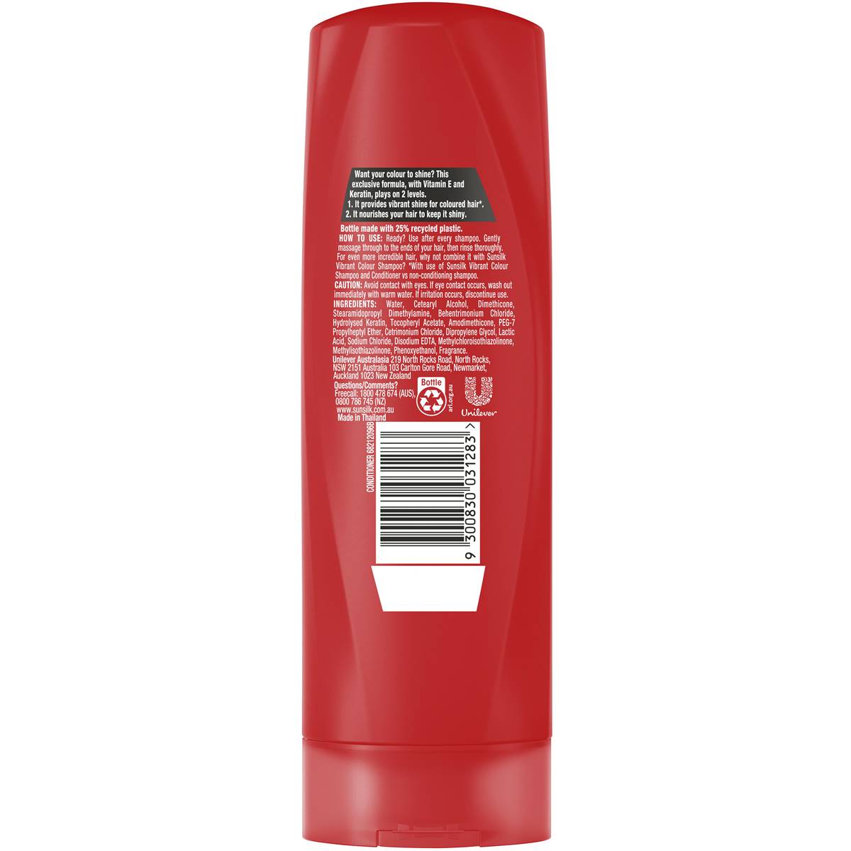 Sunsilk Conditioner Vibrant Colour Protection 350ml | Woolworths