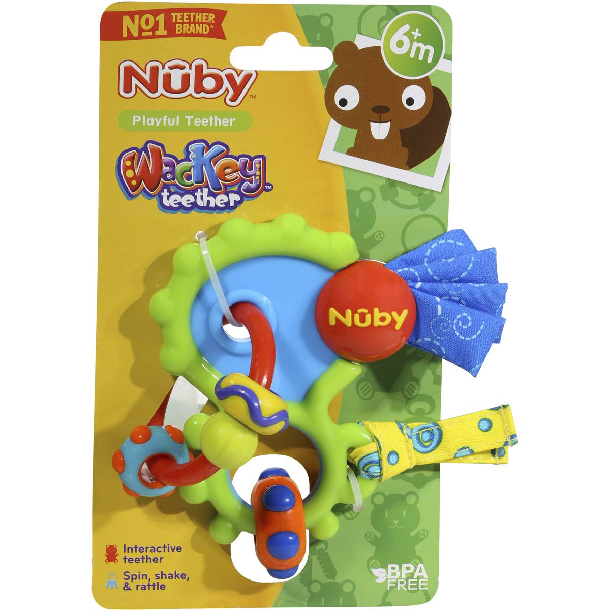 Nuby Mid Tier Teether Rotational | Woolworths