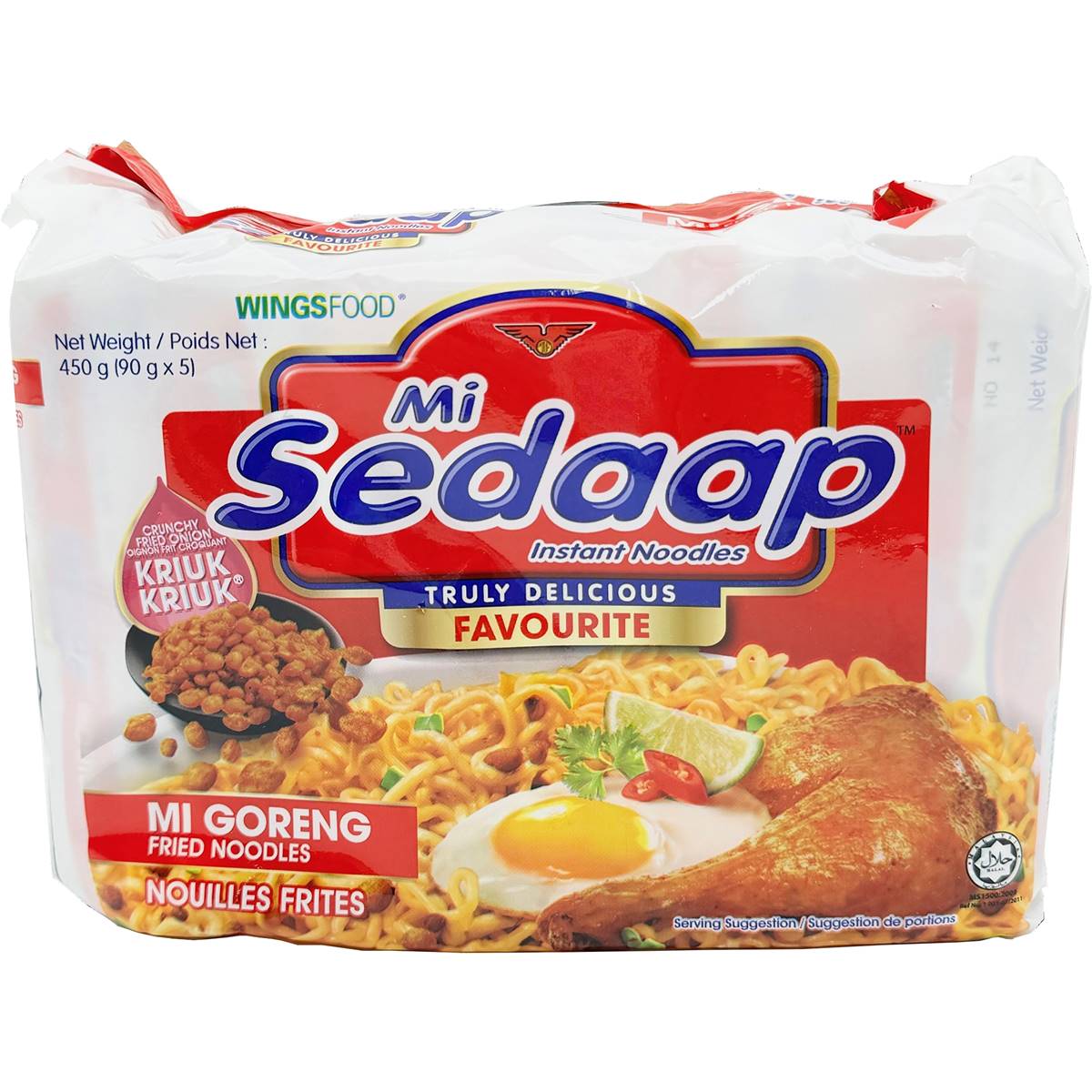 Mi Sedaap Mi Goreng Instant Noodles 5 Pack | Woolworths