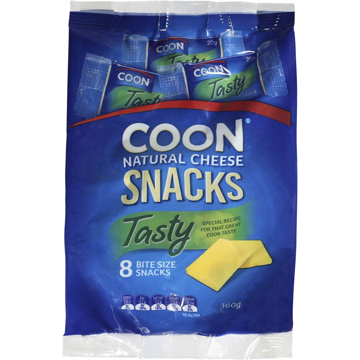 Coon Tasty Cheese Snacks 160g | Woolworths