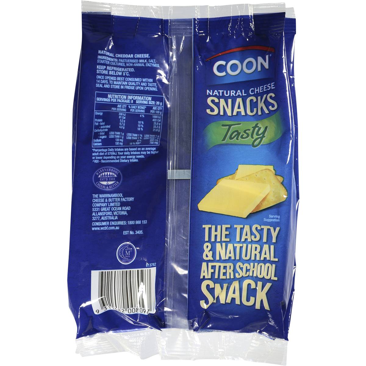 Coon Tasty Cheese Snacks 160g | Woolworths