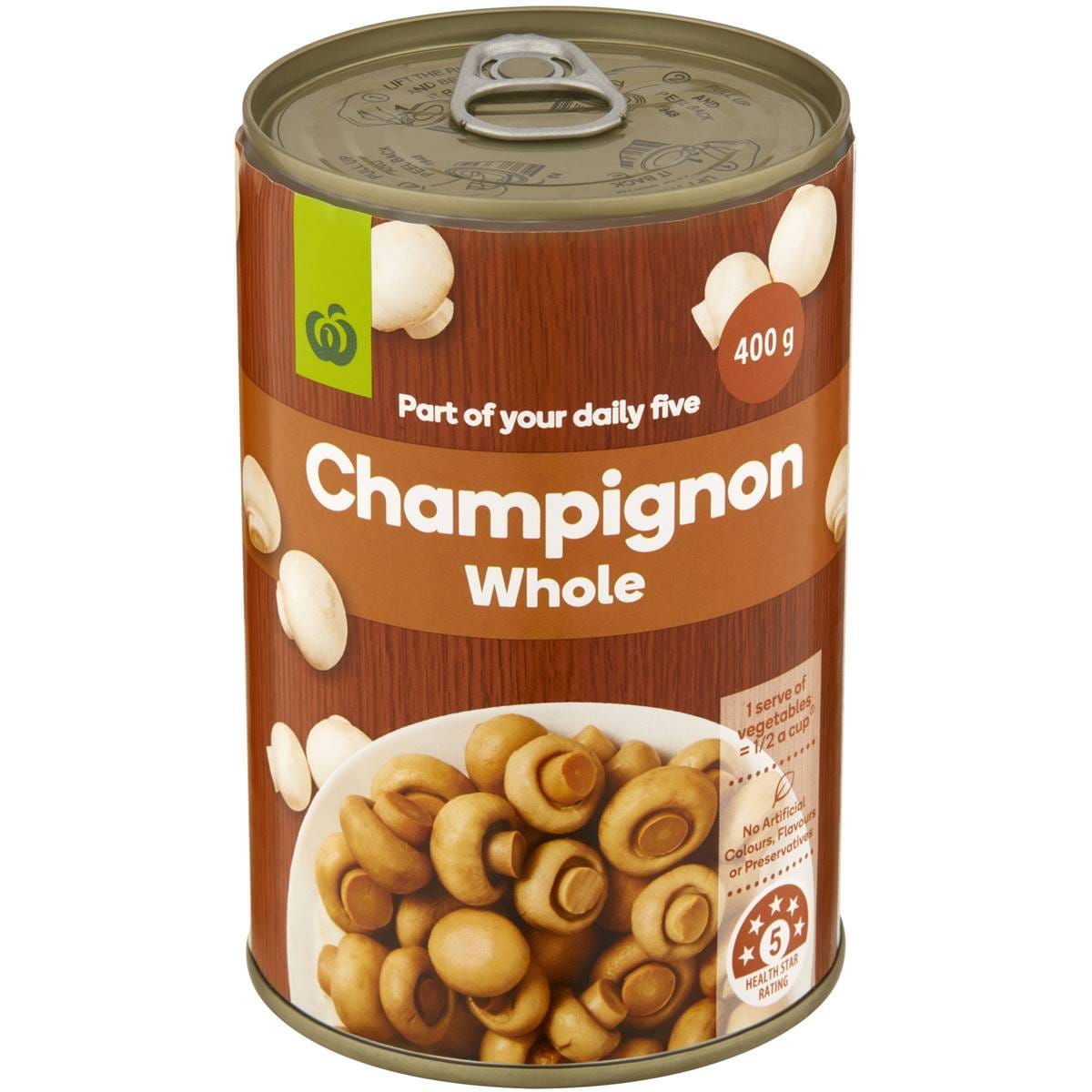 Woolworths Champignon Whole 400g | Woolworths
