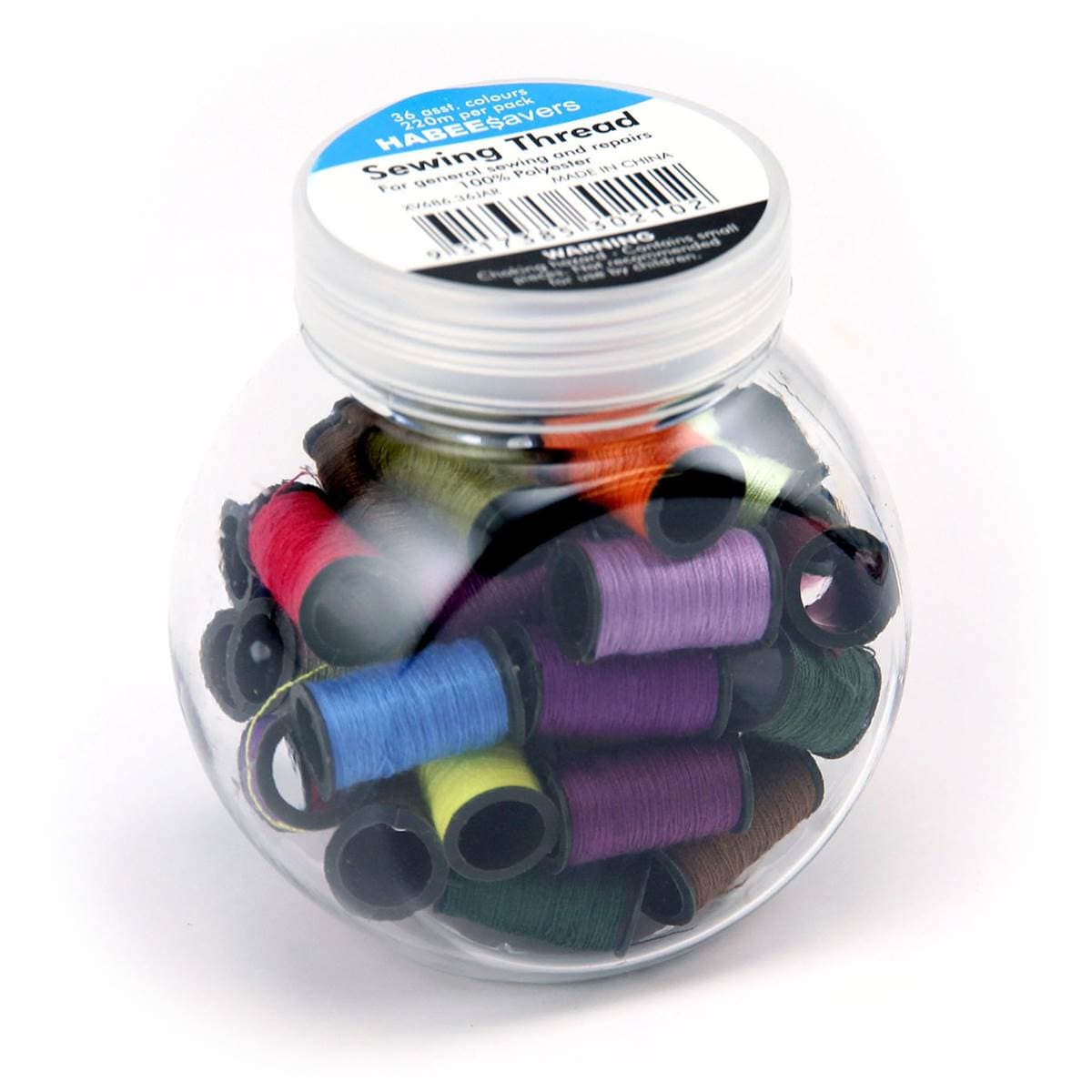 Habee$avers Thread Assorted Mini Jar 36 Piece | Woolworths