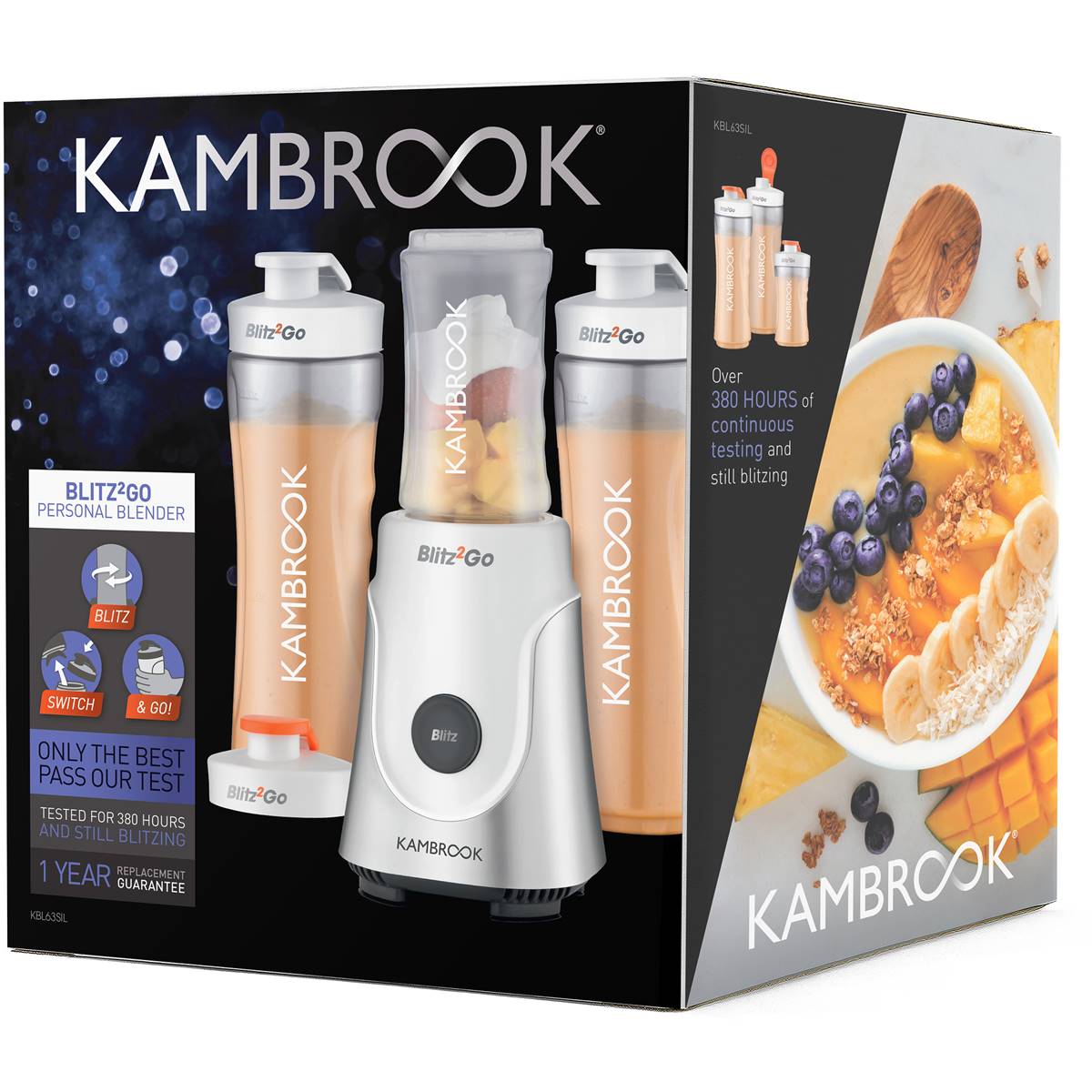 Kambrook Blitz2go Personal Active Blender Each | Woolworths